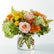Fall Foliage Bouquet – green, orange, peach, yellow flower arrangement ...