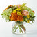 Fall Foliage Bouquet – green, orange, peach, yellow flower arrangement ...